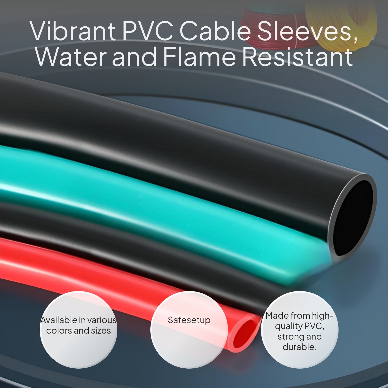 GAINE DE PROTECTION PVC, ignifuge, étanche, flexible EUR 11,74 ...