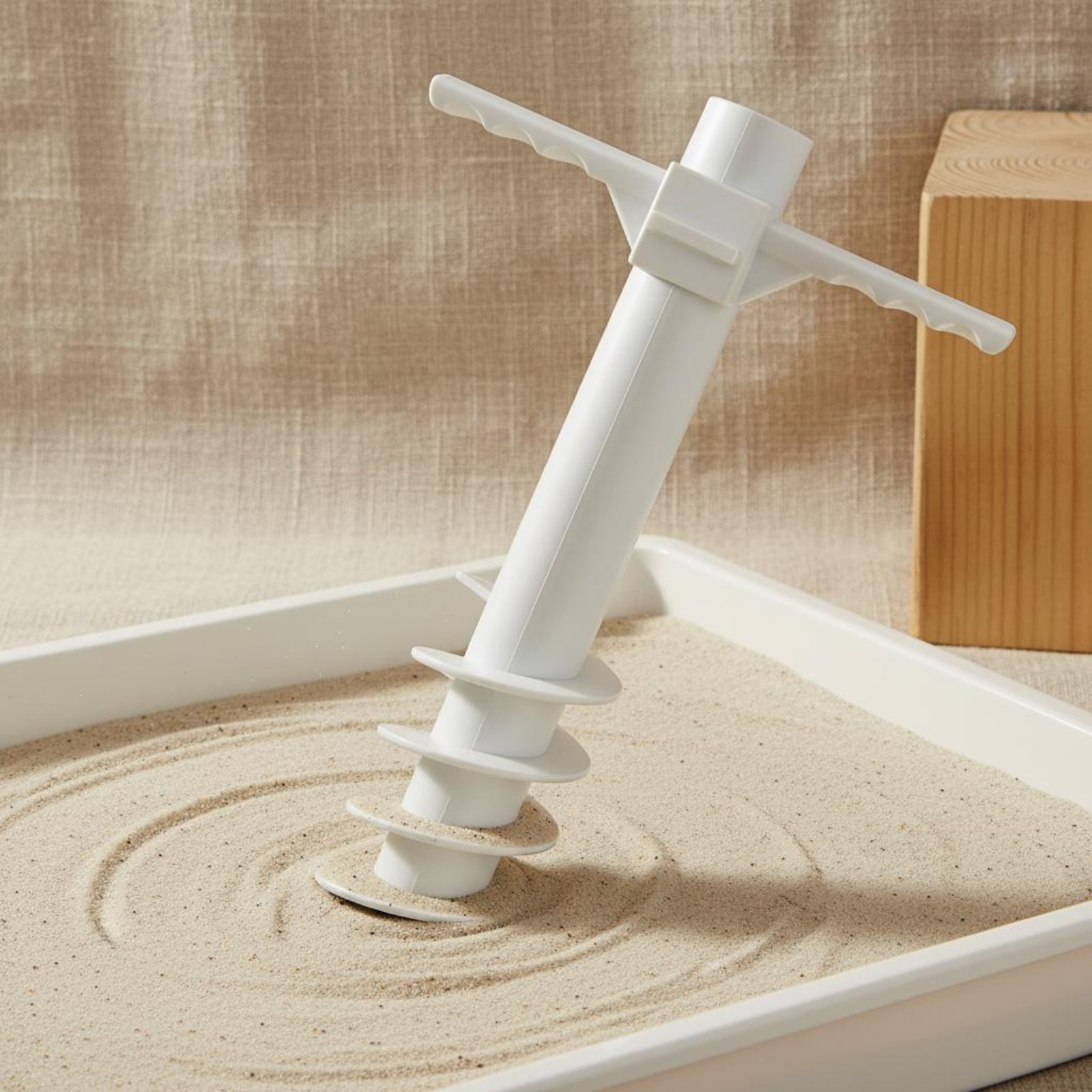 SPIRAL SAND ANCHOR Stable Hold Spiral Ground Stake Wind Resistant £15. ...