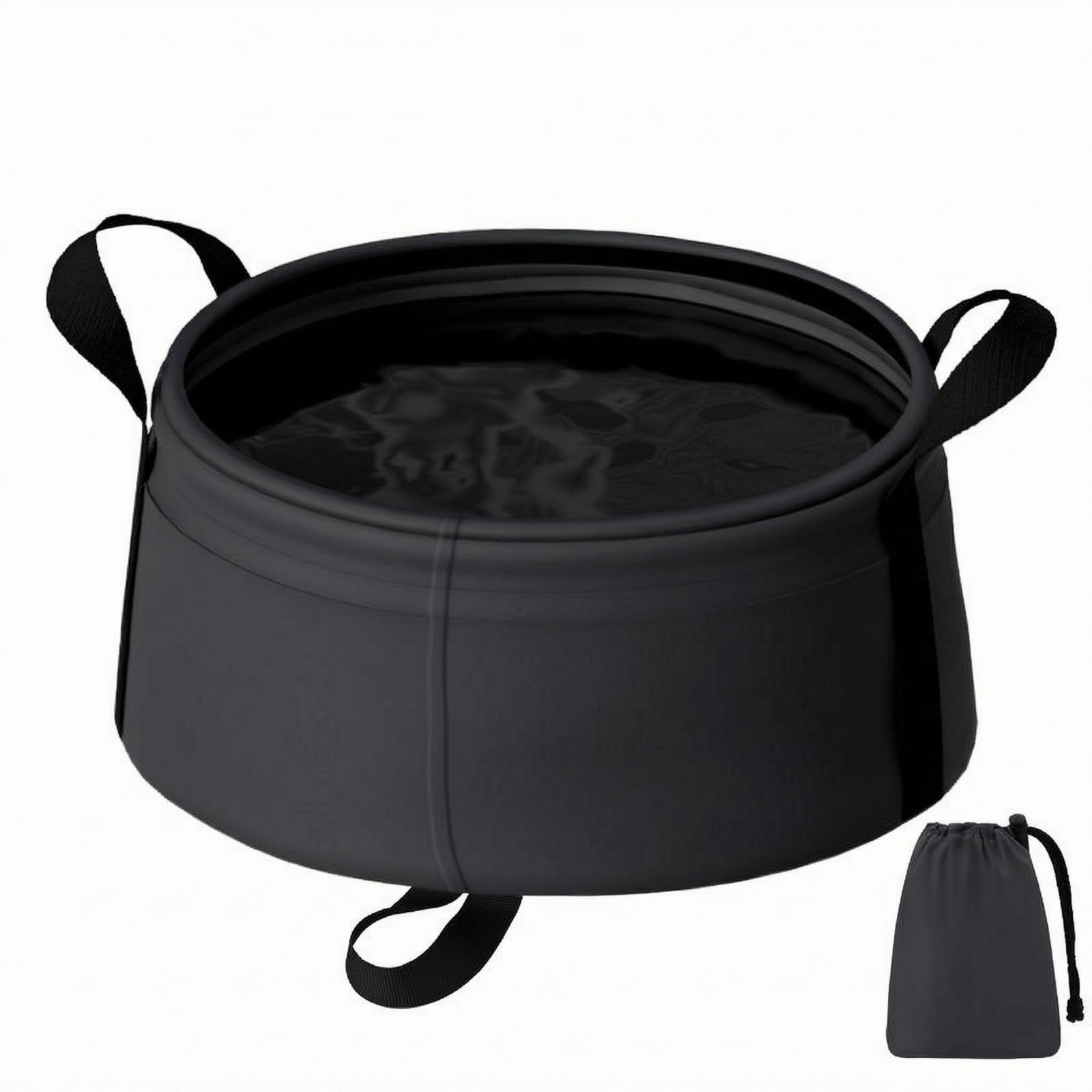 Collapsible Basin Drawstring Pouch Folding Basin Space-Saving | eBay UK