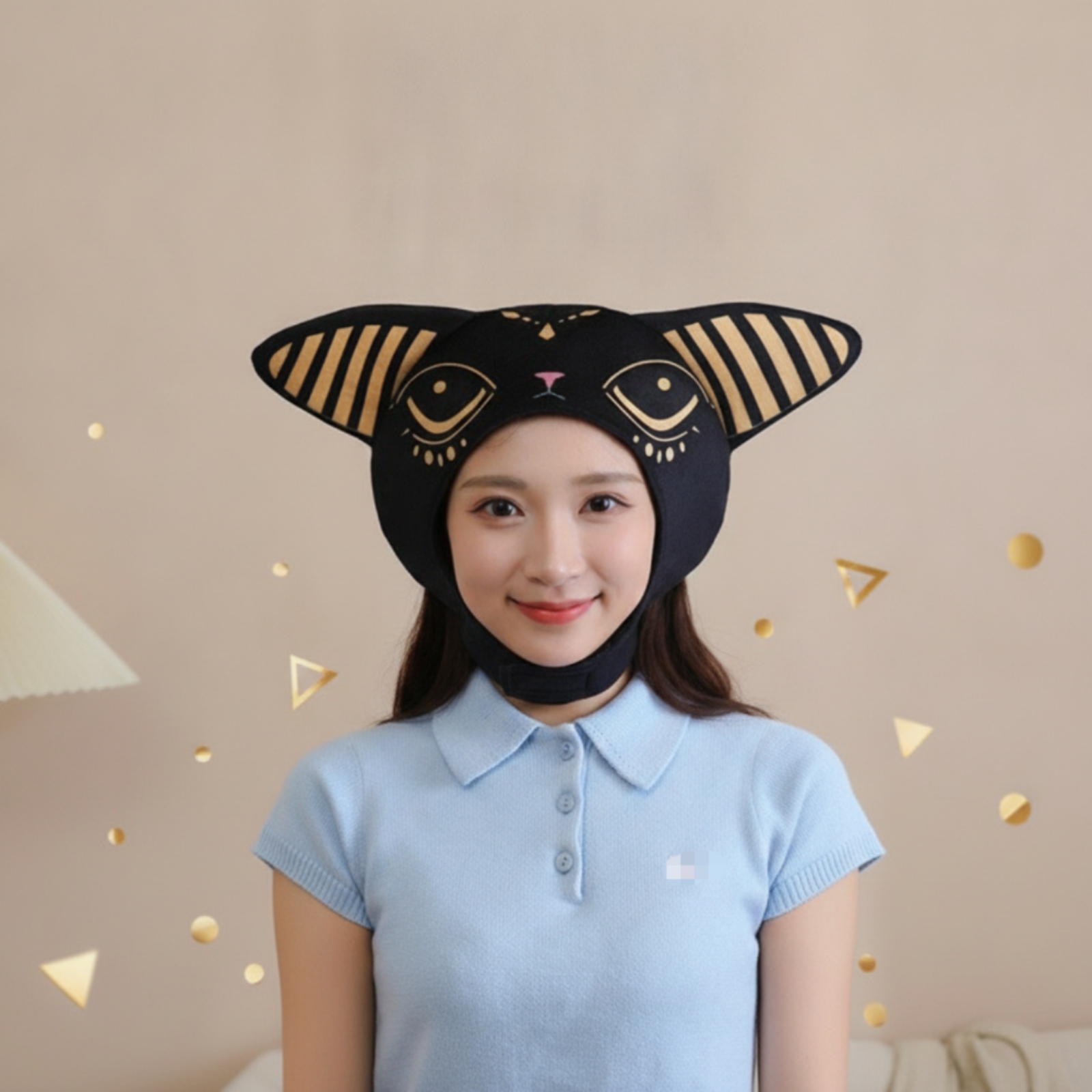 CAT HEAD HAT Cute Animal Hat Adorable for Costume Parties £12.46 ...